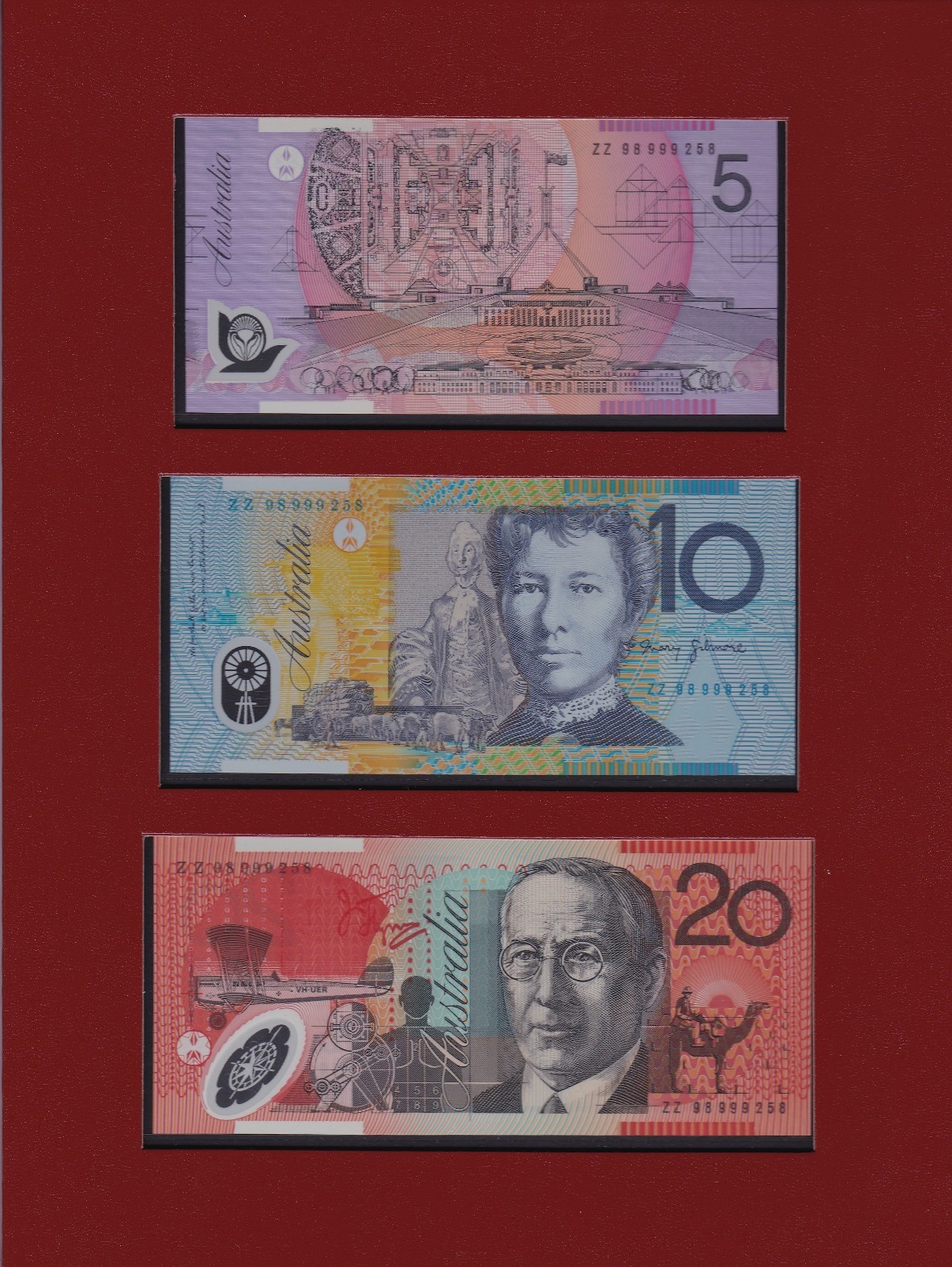 1998 Australian Note and Coin Collection - Comm Coinage