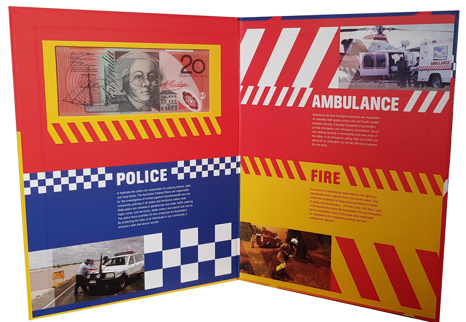 2010 Emergency Services Presentation Folder from Australia Post - Comm ...