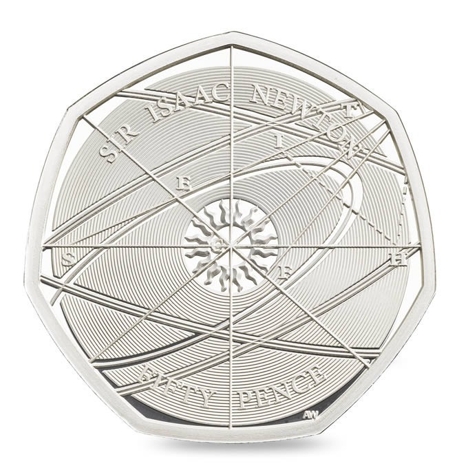 2017 50p Sir Isaac Newton Silver Proof - Comm Coinage 2017 50p Sir Isaac Newton Silver Proof - Comm Coinage