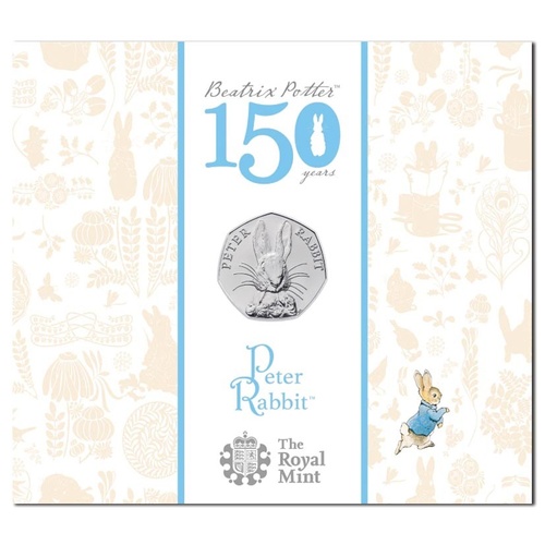 2016 UK 50p Peter Rabbit 150th Anniversary BU - Comm Coinage